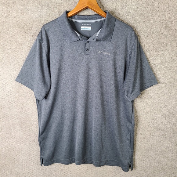 Columbia | Shirts | Columbia Omni Wick Shirt Mens Xlt Gray Short Sleeve ...